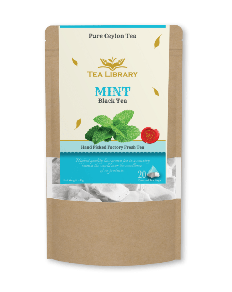 Mint Flavored Pyramid Bags – Gunawardana Tea